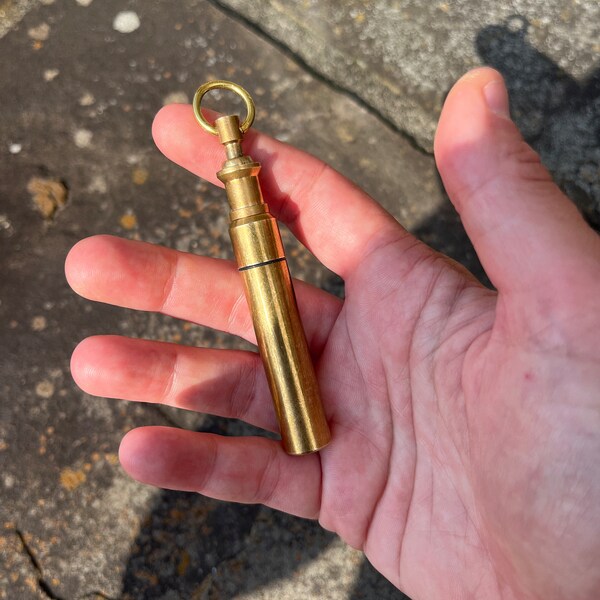 Dragon Claw Brass Keychin Yellow Dice Key Ring Outdoor Camping Small ...