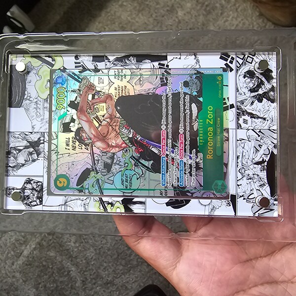 Zoro Manga Custom One Piece Display Case - Etsy