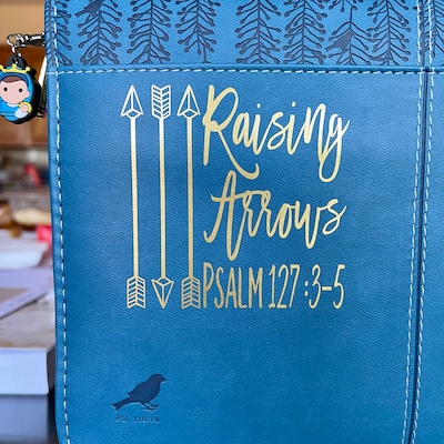 Raising Arrows Decal Psalm 127:3-5 Christian Decal Raising My Tribe ...
