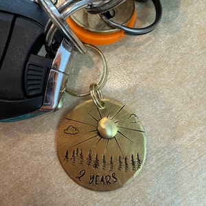 In Loving Memory Of...personalised Hand Stamped Tree Hanging Charm ...