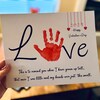 XO Handprint Art, Valentine's Day Craft for Kids, Hugs and Kisses ...