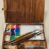 Handmade Wooden Pocket Gouache Paint Box - Etsy
