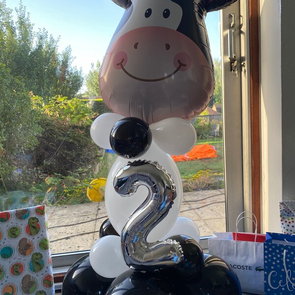 Giant Cow Balloon Sculpture - DIY 4.4ft Cow Balloon Display - DIY Kit ...