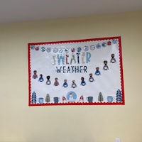 Winter Bulletin Board | Ugly Sweater Template | Winter Bulletin Boards ...