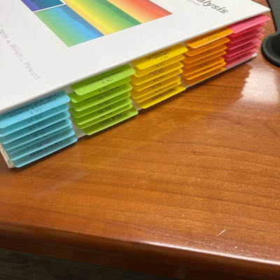 SNABAFIED Cooper Tabs BCBA Exam Study Materials Cooper Textbook Tabs ...