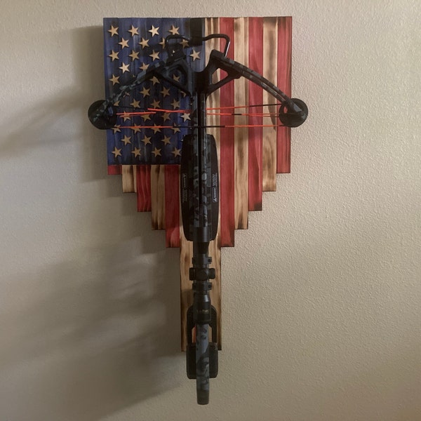36”x19” Crossbow Hanger Mount Flag. Cross Bow Holder for Hunters - Etsy