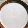 Modern Rustic Dinnerware Farmhouse Plate White Stoneware Ceramic Plate ...