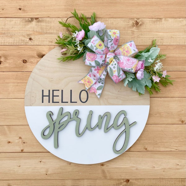 Spring - Laser Cut Wood Word - 180121 - Etsy