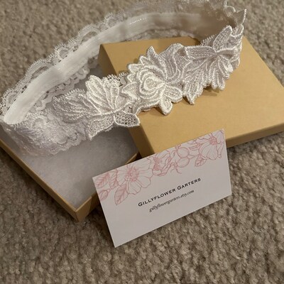 Lace Wedding Garter, Lace Bridal Garter, Simple Garter, Lace Garter ...