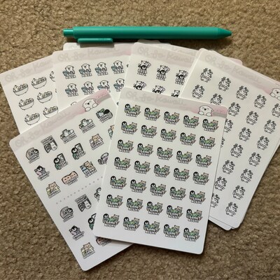Kawaii Weight Loss Tracker Stickers Weight Loss Tracker Planner ...