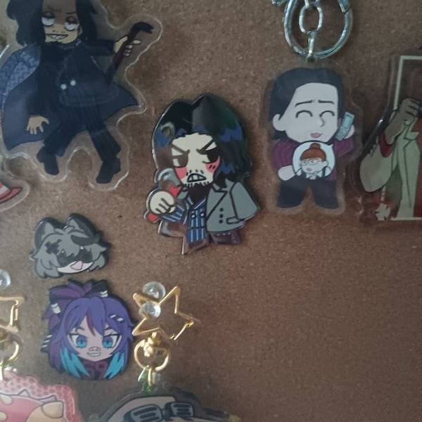 Yakuza Enamel Pins: Kiryu, Majima, Nishiki, Haruka & Saejima - Etsy