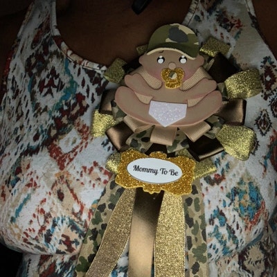 Monster Inc Baby Mikey Shower Corsage, Sully Corsage, Mikey Baby Shower ...