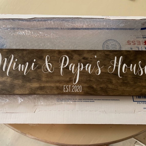 Grandmas House Wood Sign, Gift for Grandma, Pregnancy Reveal, Grandma ...
