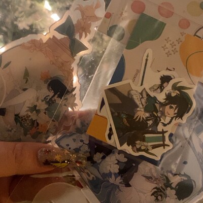 Genshin Impact Advent Calendar Mysterybox Keychain Badge Pin Jewelry ...