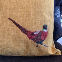 Raw Edge Applique 'mr Pheasant' - Etsy UK