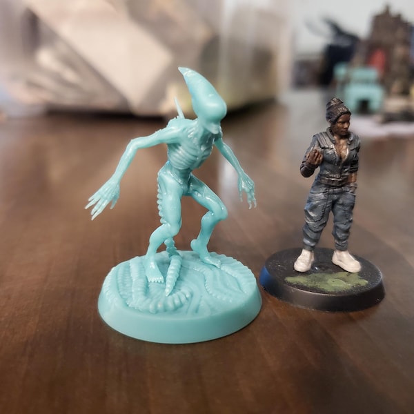 Xenomorph Cheetah Aliens, Papsikels Miniature, 32mm - Etsy