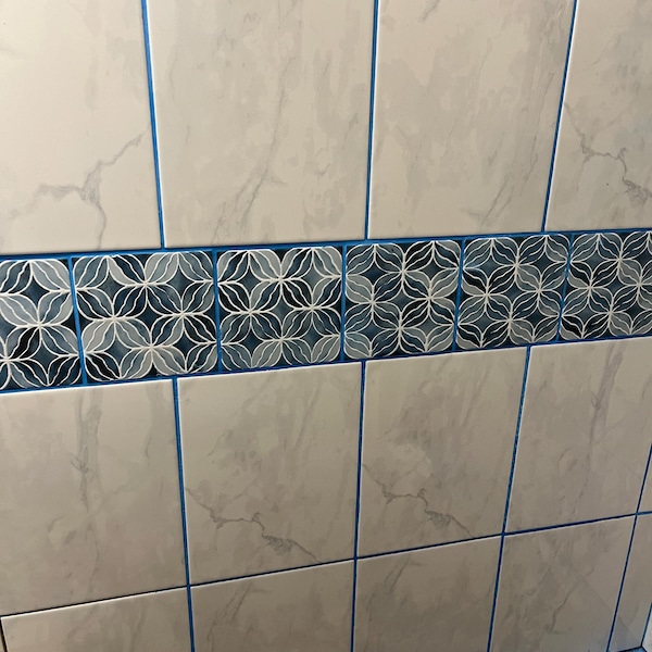 Trim Decos-insert Tile -backsplash Tile Ceramic (size 9x2.5 Inches ...