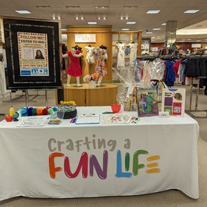 Full Color Trade Show Polyester Custom Tablecloth for Event, Craft Fair ...