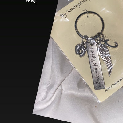Baby Angel Keychain, Mommy's Keychain, Daddy's Keychain, Father's ...