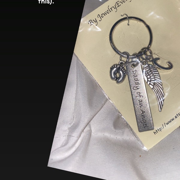 Baby Angel Keychain, Mommy's Keychain, Daddy's Keychain, Father's ...