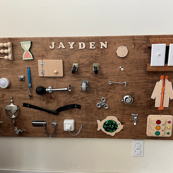 Busy Board Details Wooden Аbacus Busy Board Parts Busy Board Elements ...