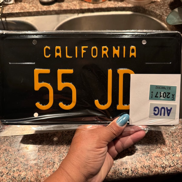 Custom California License Plate / Replica California License Plate Dmv ...