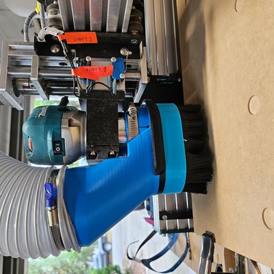 TSR Onefinity Makita CNC Router Dust Boot Digital STL File, 65 Mm ...