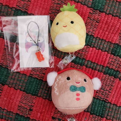 Sweets & Boba Squishmallow Keychain, Personalized Squish Clip - Etsy