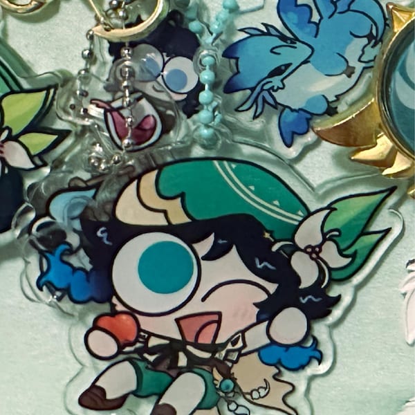 Honkai Star Rail HSR Penacony Googly Eye Shaker Keychains - Boothill ...