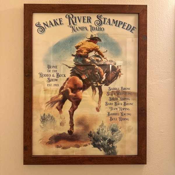 COWBOY Rodeo Poster Texas Cowboy Reunion 1930 Vintage Poster 18x24 - Etsy