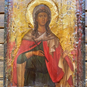 Icon of St. Photini Fotini-the Samaritan Woman-orthodox Greek | Etsy