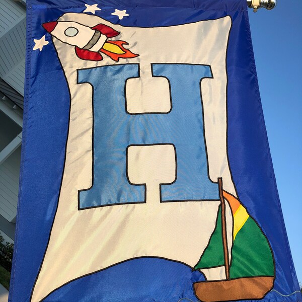 New Valentine's Flag -large House Flag, Custom House Flag, Monogram ...