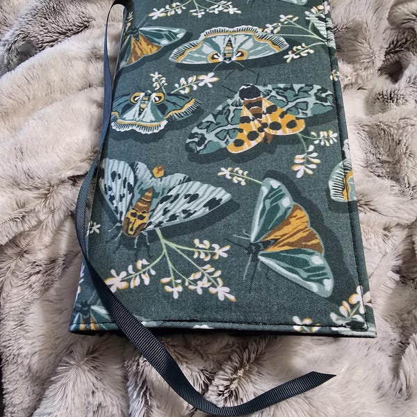 Adjustable Book Cover - Fabric Book Cover - Adjustable Book Jacket ...