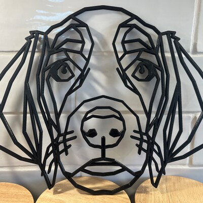 Geometric Labrador Retriever Dog Pet Wall Art Decor Hanging - Etsy UK