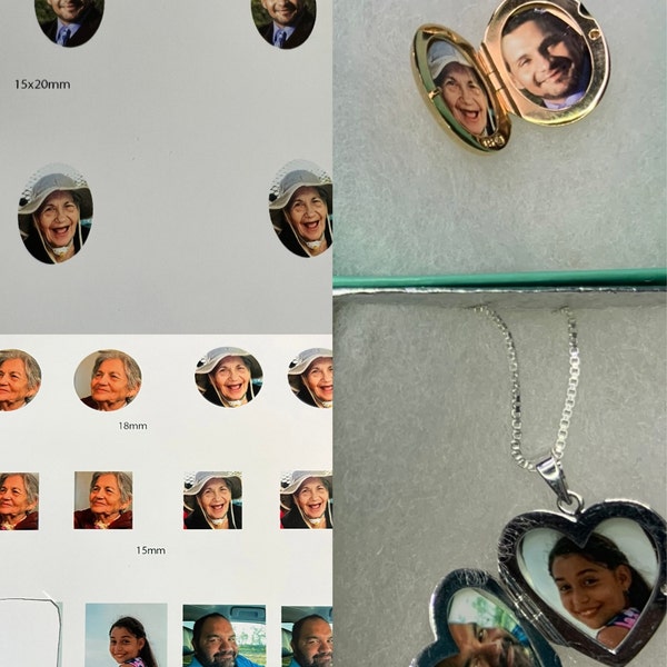Print Your Own Locket Photos, Do It Yourself Photo Locket, Digital ...