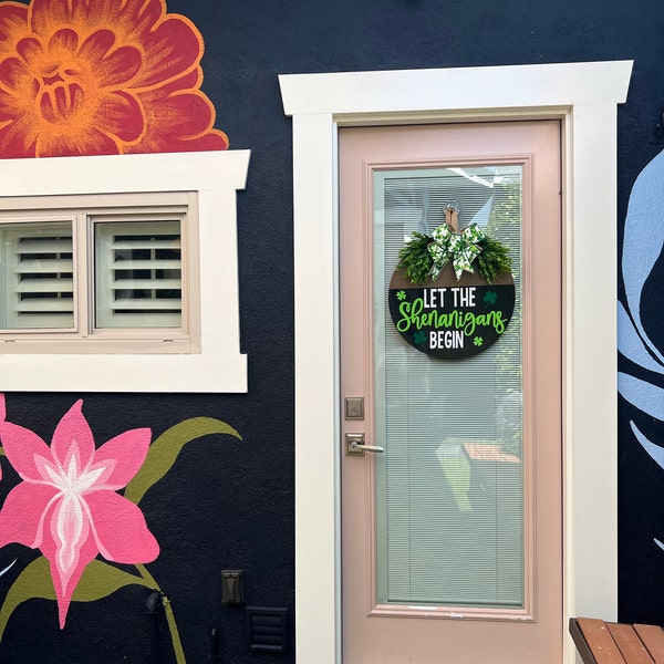 Saint Patty's Day Door Decor | Saint Pattys Day Door Sign | Let the ...
