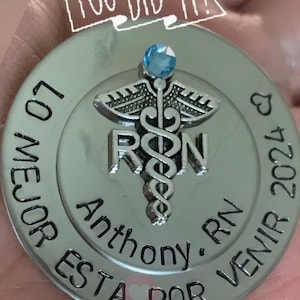 Personalized Nursing Pin/customized Nurse Pin/lpn BSN RN Nurse Pin ...