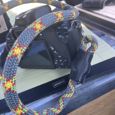 Climbing Rope Camera Straps, Neck or Wrist, Recycled Brand Name Ropes ...