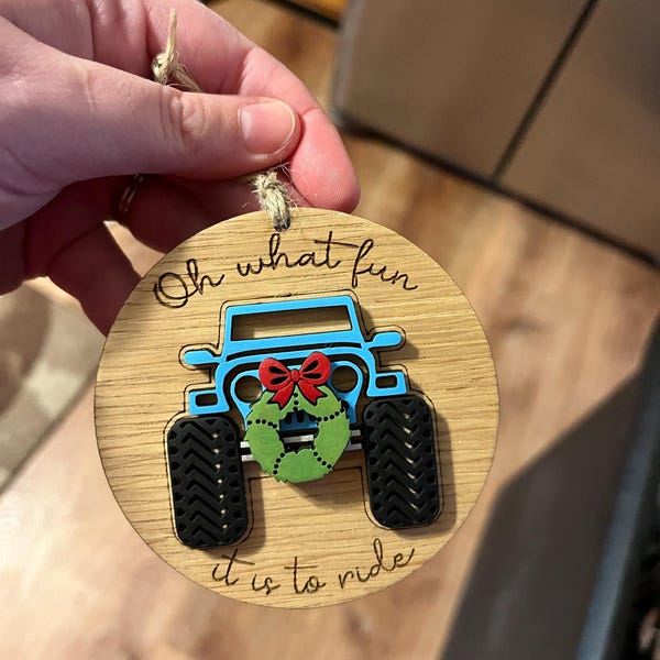 SUV Ornament | 4x4 Car Ornament | Christmas Ornament - Etsy