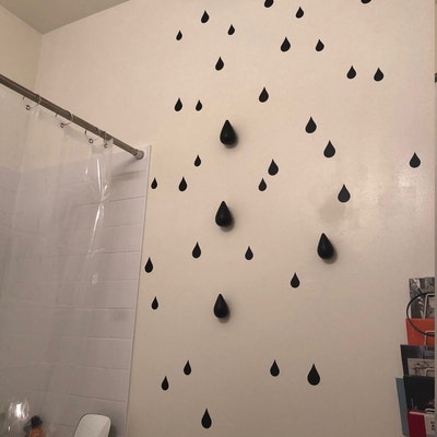 Rain Clouds Wall Decal Cloud Decal Rain Drop Decal Kid - Etsy