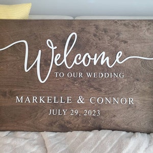 First Name Sign Personalized Custom Wood Sign Engagement - Etsy