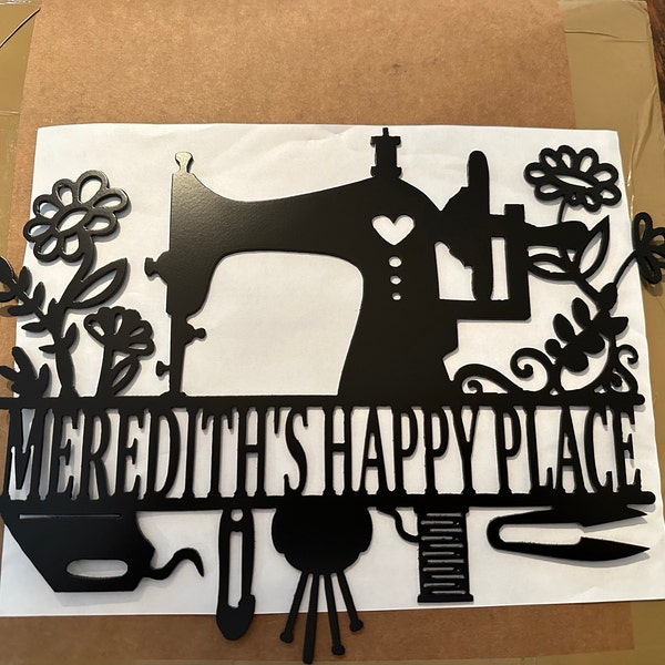 Sewing Room Sign, Personalized Sign, Sewing Sign. Metal Sewing Sign ...