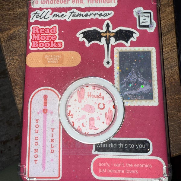 You Do Not Yield Throne of Glass Kindle Sticker, TOG Sticker, Fireheart ...