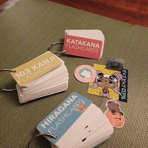 Hiragana Japanese Language Sticker Pack Sticker Sheet - Etsy