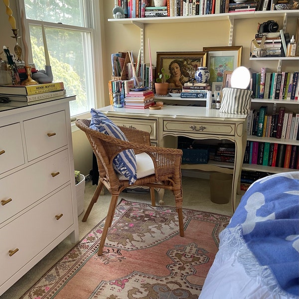 Red Turkish Rug, Afghan Rug, Red Kilim Rug, Mid Century Modern ...