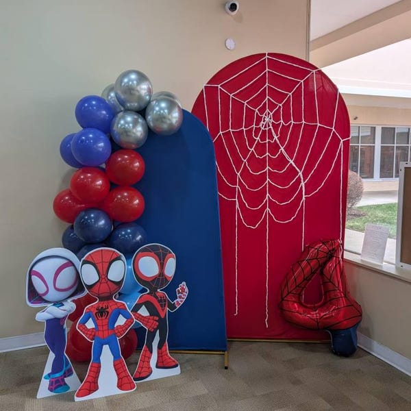 Spidey and His Amazing Friends Party Props & Backdrop – High-quality ...