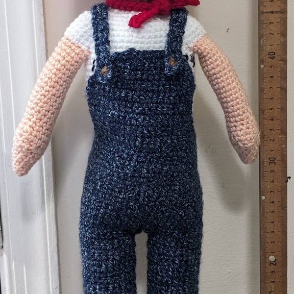 Dan Large Crochet Doll Pattern, Amigurumi, 21"/53cm Tall - Etsy