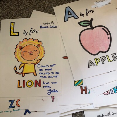 Baby Shower ABC Guest Book Baby Shower Activities Baby Shower Coloring ...