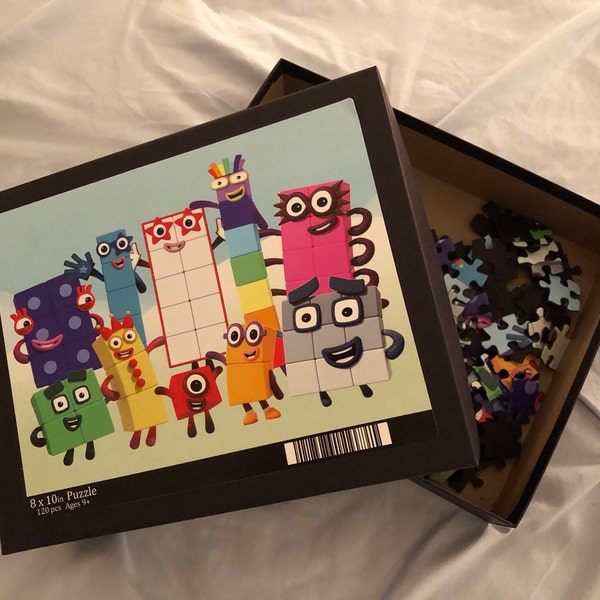 Numberblocks 1-10 Puzzle, 120 Pieces - Etsy