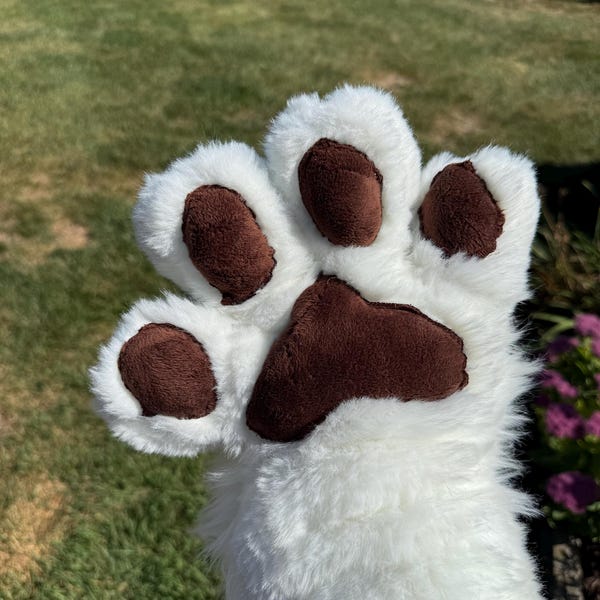Four Finger Thumb Style Puffy Hand Paw Pattern [PDF DOWNLOAD] - Etsy